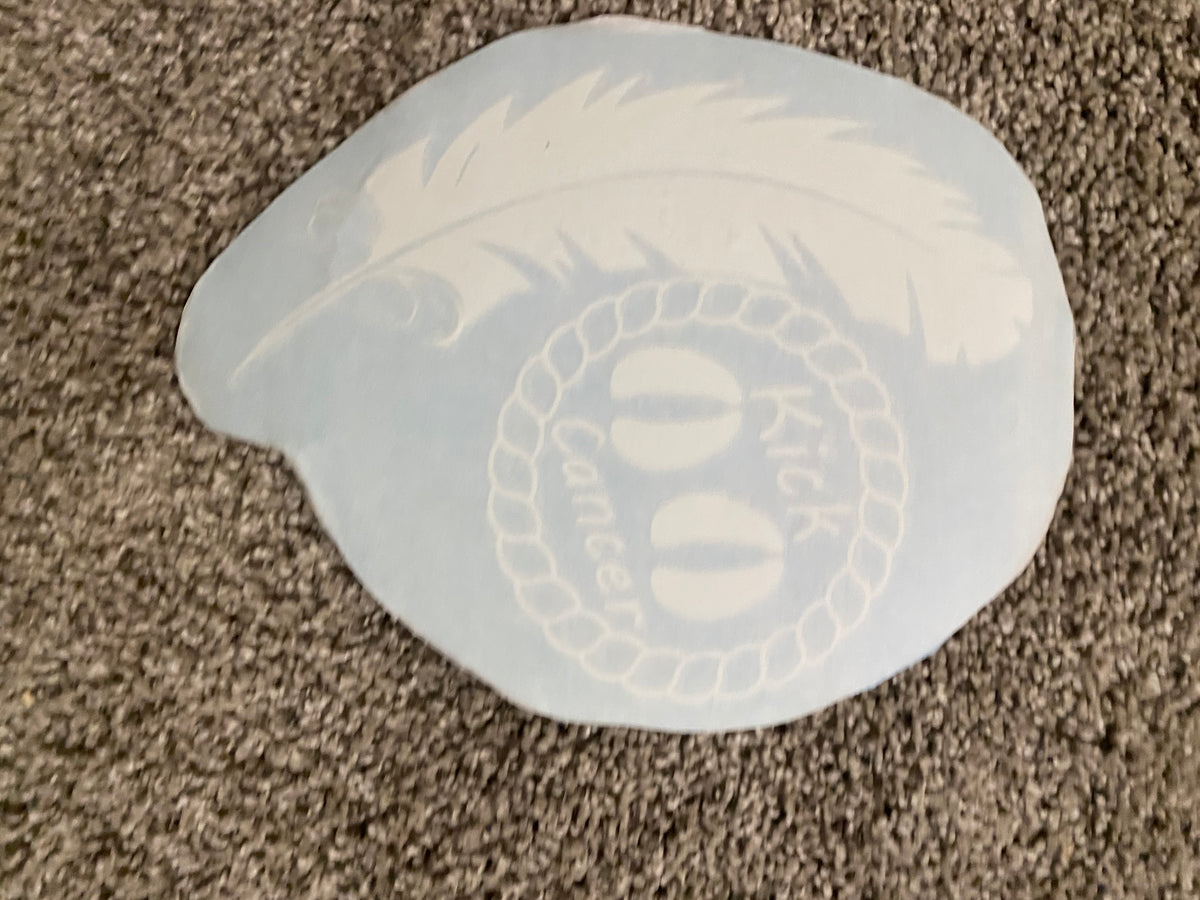 Kick Cancer Window Decal – Steve Wunderlich Hoof Care